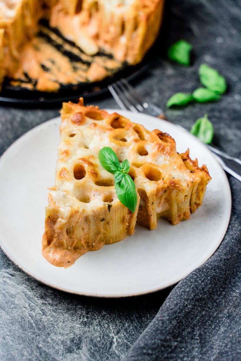 Rigatoni-Torte - ein alter Klassiker mit Lieblingssauce - Kuechenchaotin